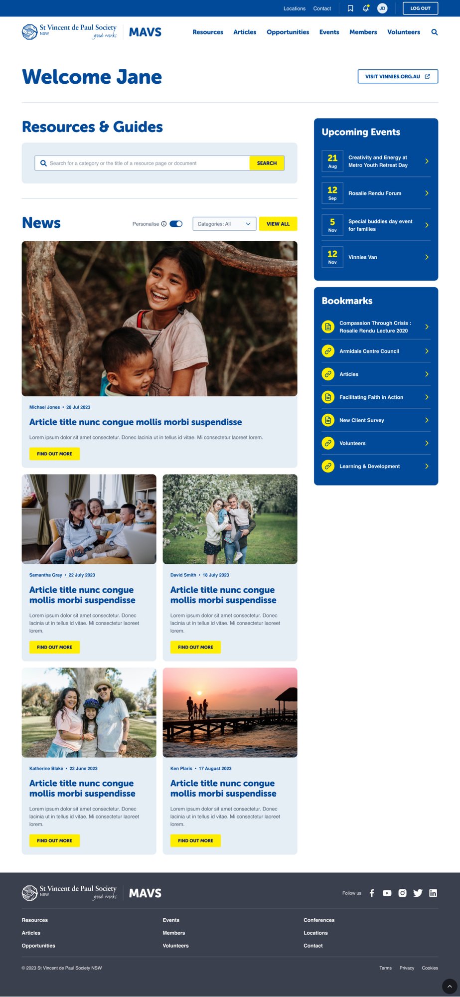 St Vinnies MAVs | Site by Webcoda Digital Agency